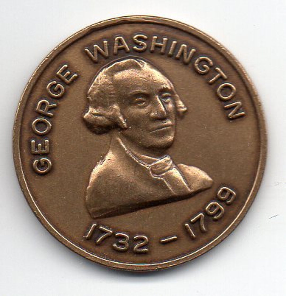 GEORGE WASHINGTON 1732-1799 Token Coin - Etsy
