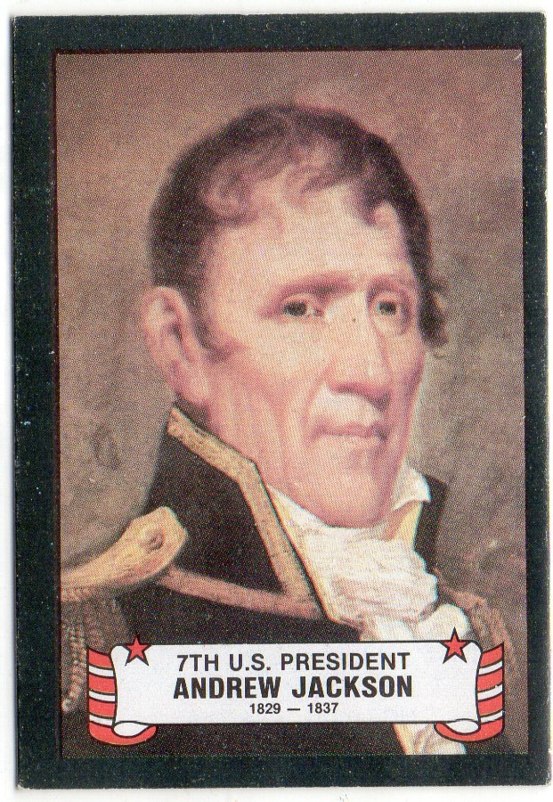 ANDREW JACKSON 1980 Kellogg's Presidents #7 Collectible Card - Etsy