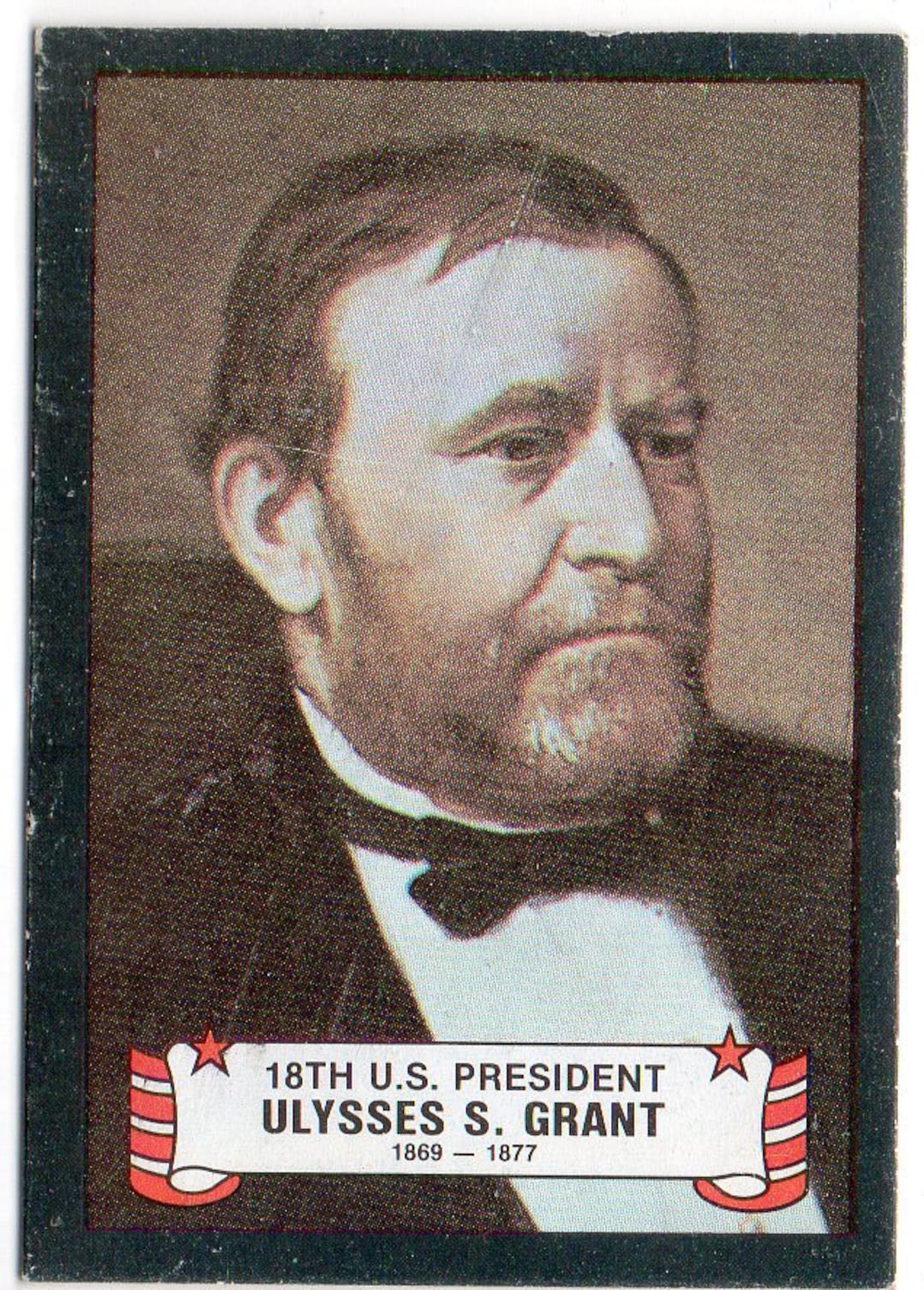 ULYSSES S GRANT 1980 Kellogg's Presidents #18 Collectible Card - Etsy