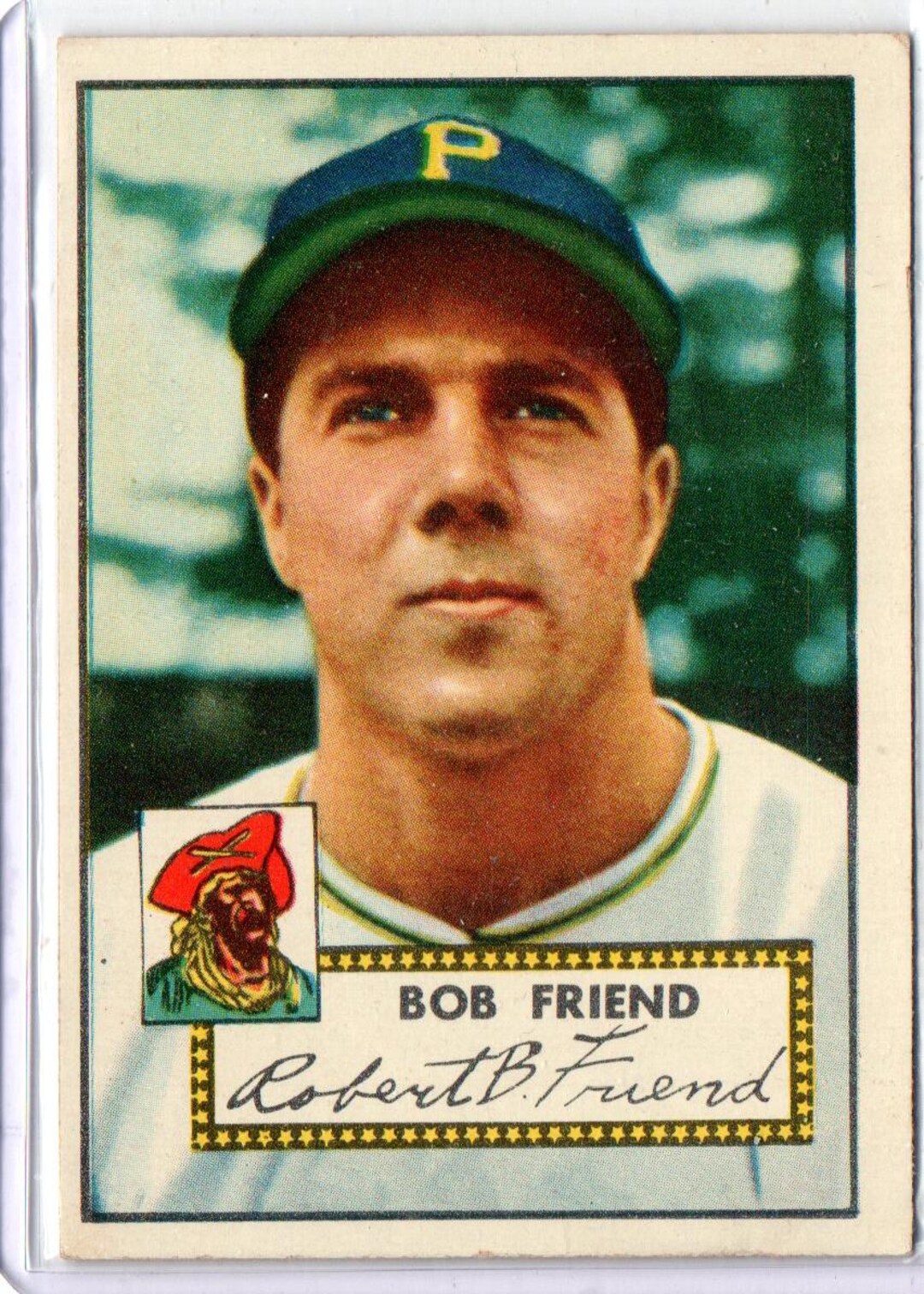 BOB FRIEND 1952 Topps #233 Baseball Card - Pittsburgh Pirates - Etsy