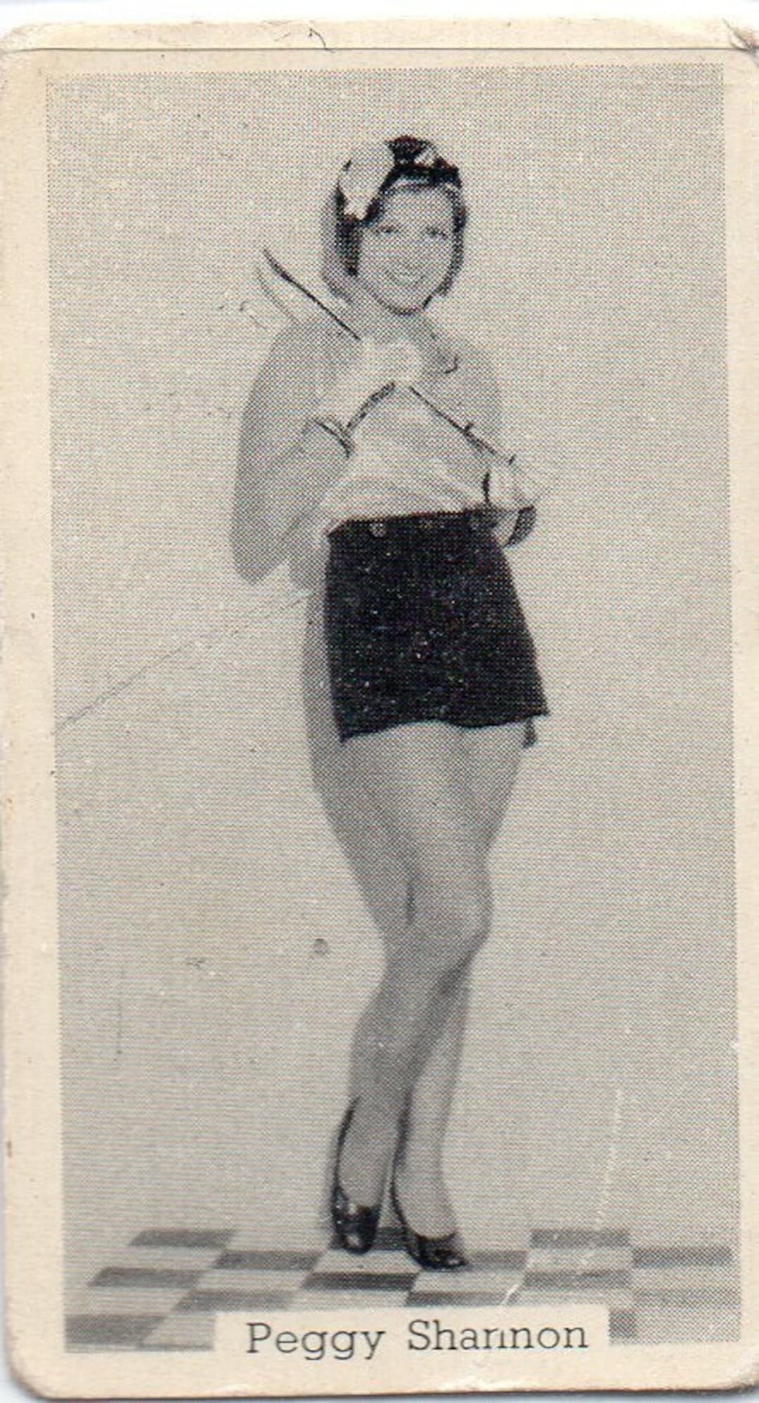 PEGGY SHANNON 1937 Services Bathing Belles #13 Cigarette Card - Etsy