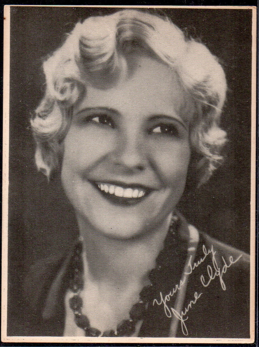 JUNE CLYDE c.1930 Vintage Publicity Photo Card 3 1/2 x 4 1/2 | Etsy
