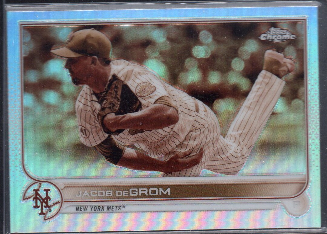 JACOB DEGROM 2022 Topps Chrome #125 Sepia Refractor Parallel Baseball ...