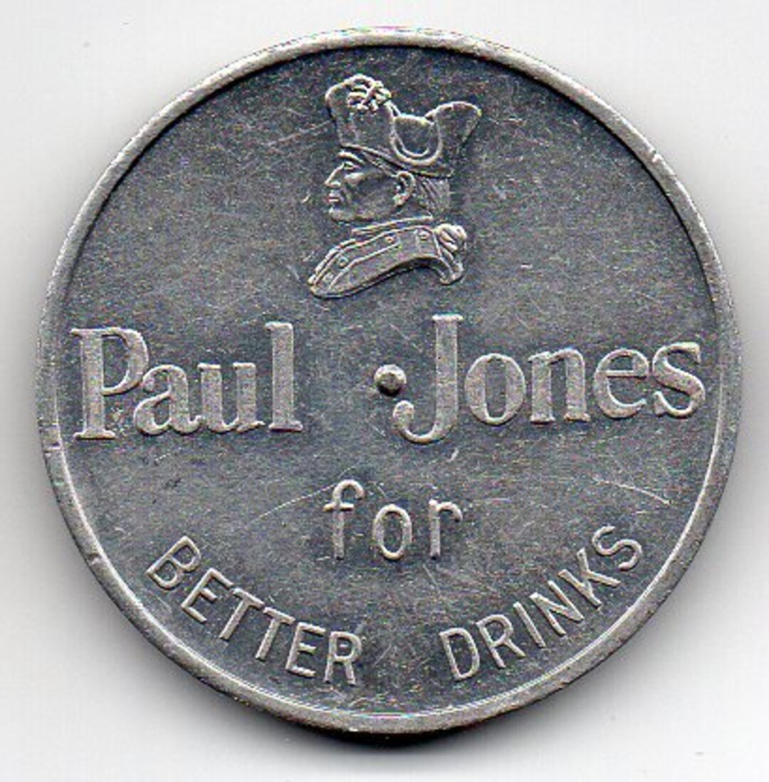 PAUL JONES WHISKEY Vintage C.1950's Aluminum Advertising Token Coin - Etsy