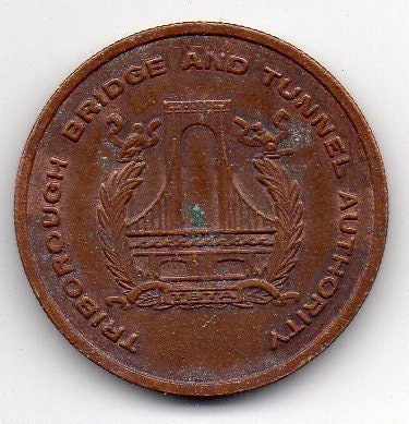 TRIBOROUGH BRIDGE C.1980's New York Transit Coin Token - Etsy