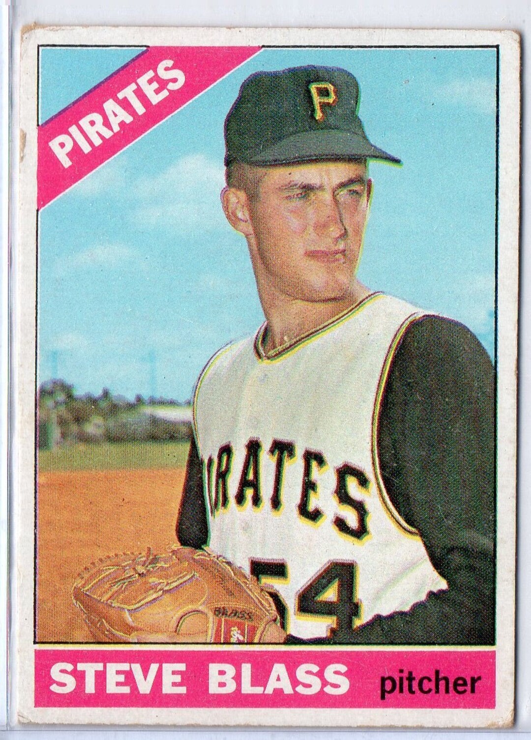 STEVE BLASS 1966 Topps 344 Baseball Card Pittsburgh Pirates - Etsy