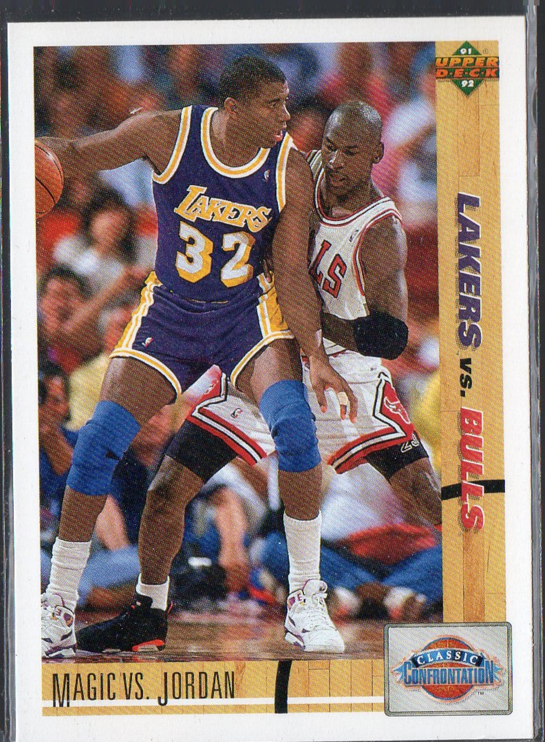 MICHAEL Jordan/magic JOHNSON 1991 Upper Deck 34 Basketball Card - Etsy