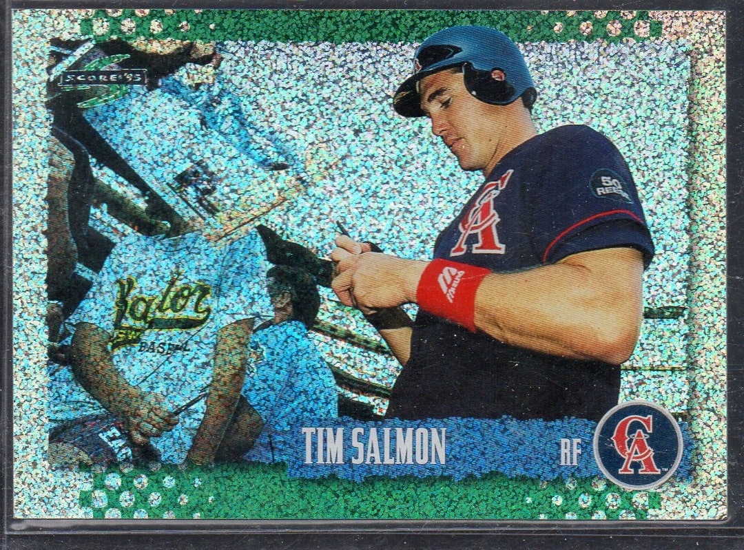 TIM SALMON 1995 Score #420 Platinum Team Set Parallel Baseball Card ...