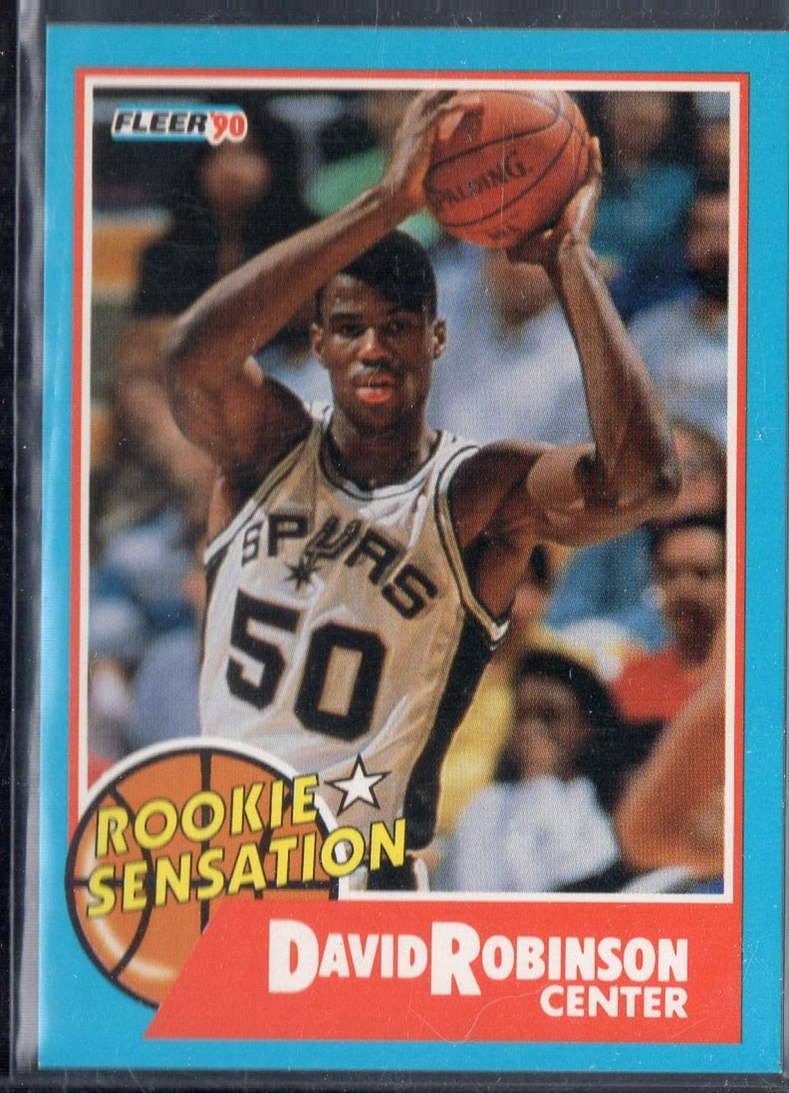 DAVID ROBINSON 1990 Fleer Rookie Sensations 1 Basketball Card | Etsy