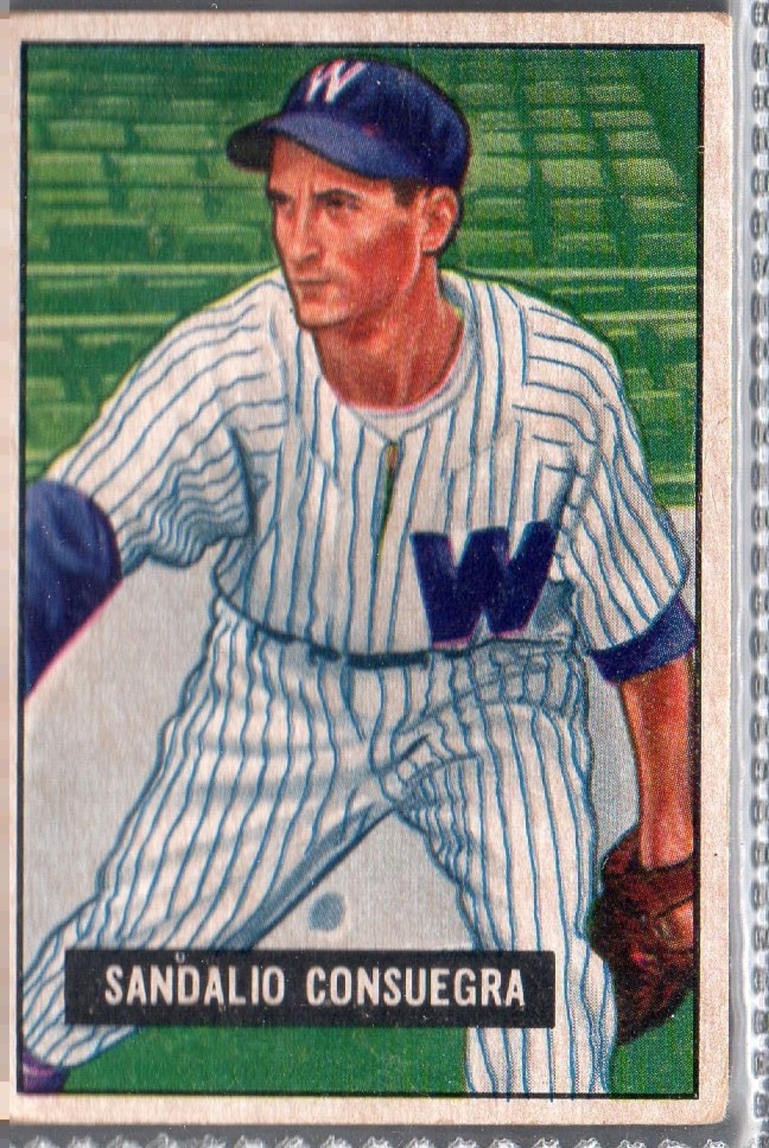 SANDY CONSUEGRA RC 1951 Bowman 96 Baseball Card Washington Senators - Etsy