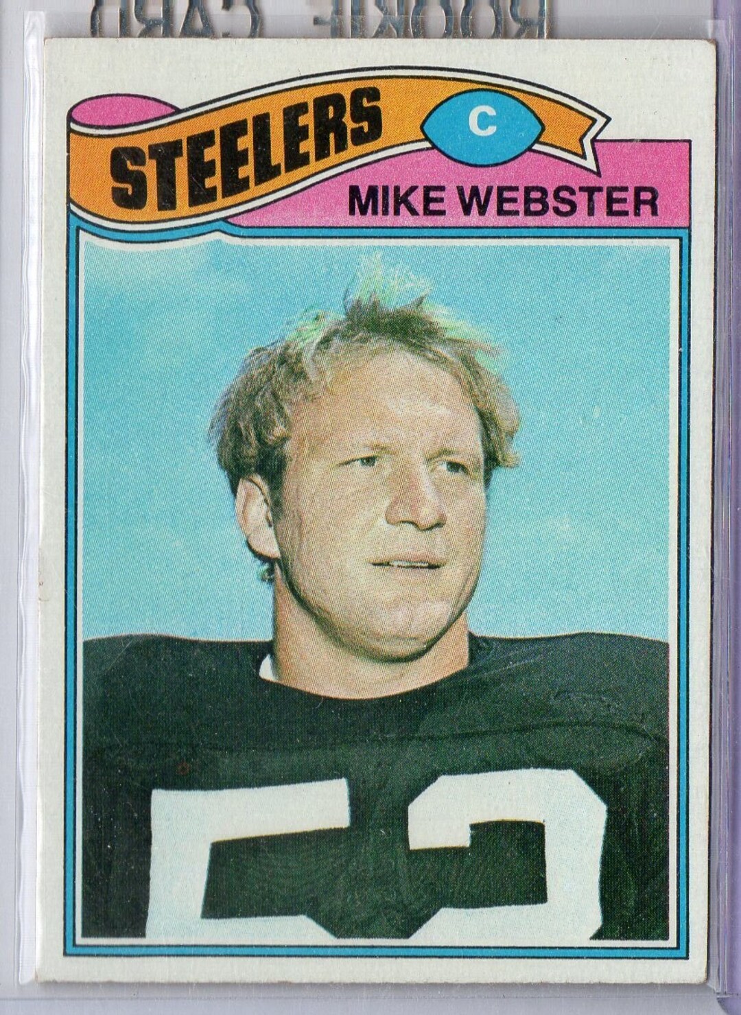 MIKE WEBSTER RC 1977 Topps #99 Football Card - Pittsburgh Steelers - Etsy