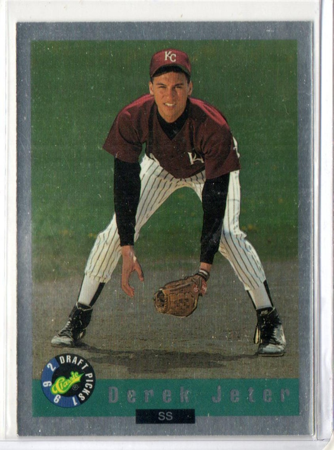 DEREK JETER 1992 Classic Draft Picks BC Silver #6 Baseball Card - New ...