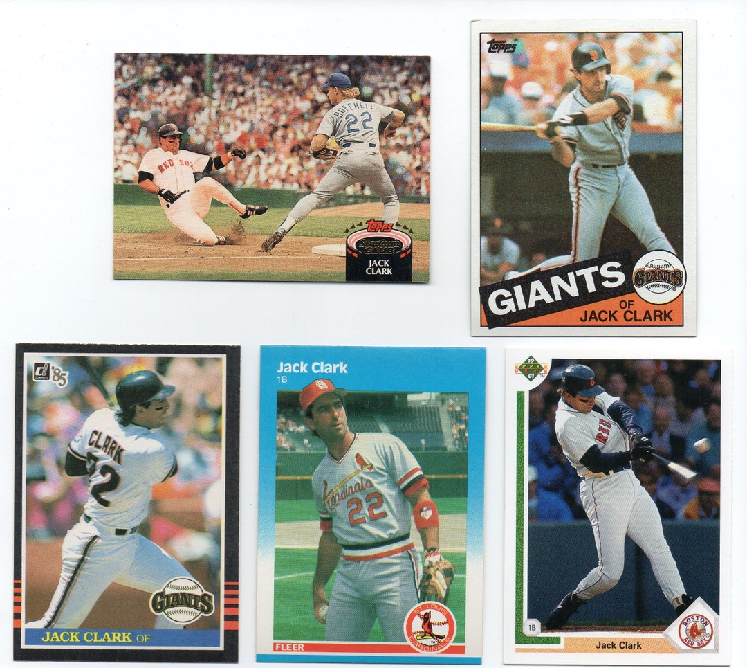 JACK CLARK Baseball Cards 5 Lot - Etsy UK