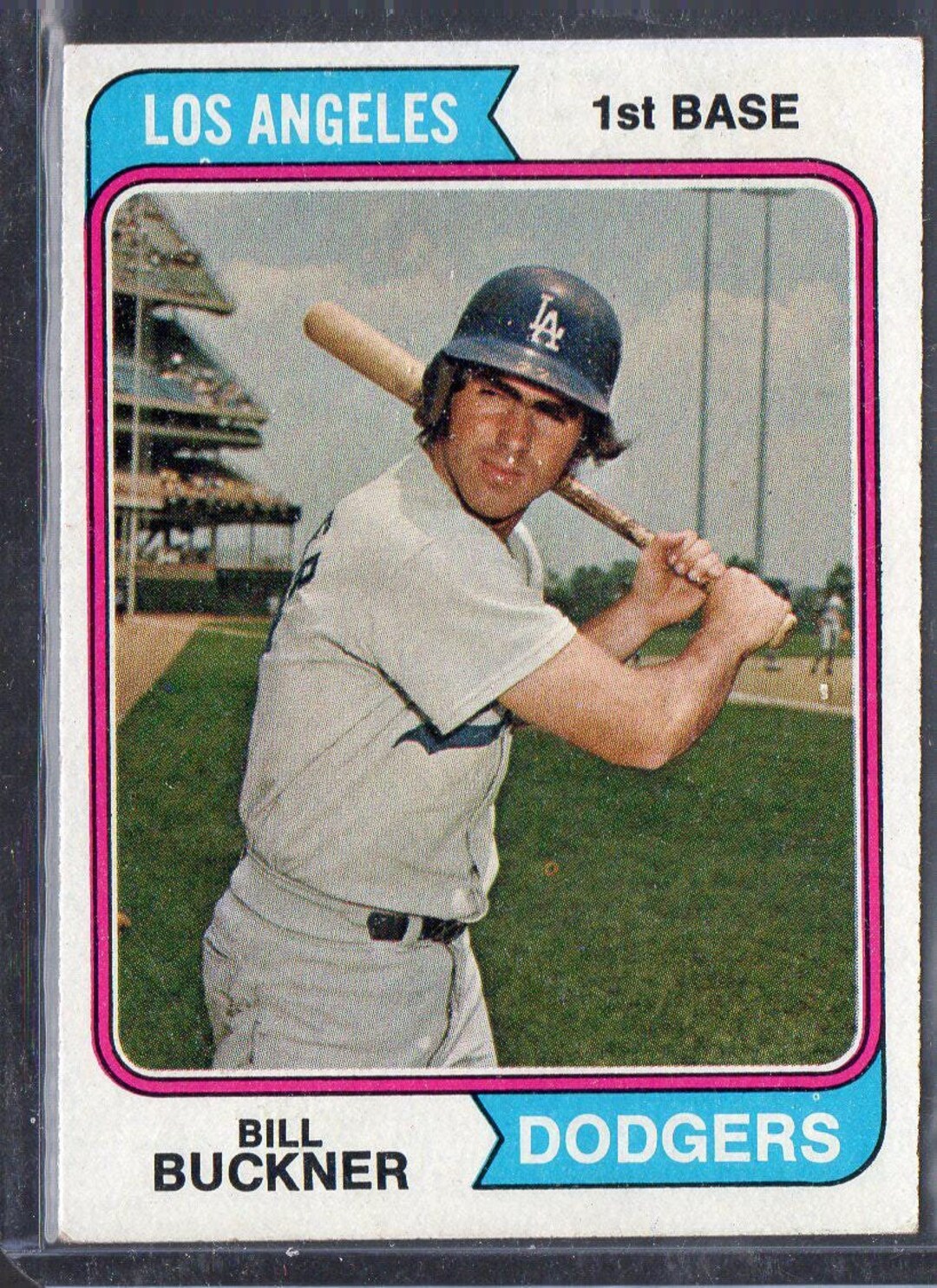 BILL BUCKNER 1974 Topps #505 Baseball Card - Los Angeles Dodgers - Etsy