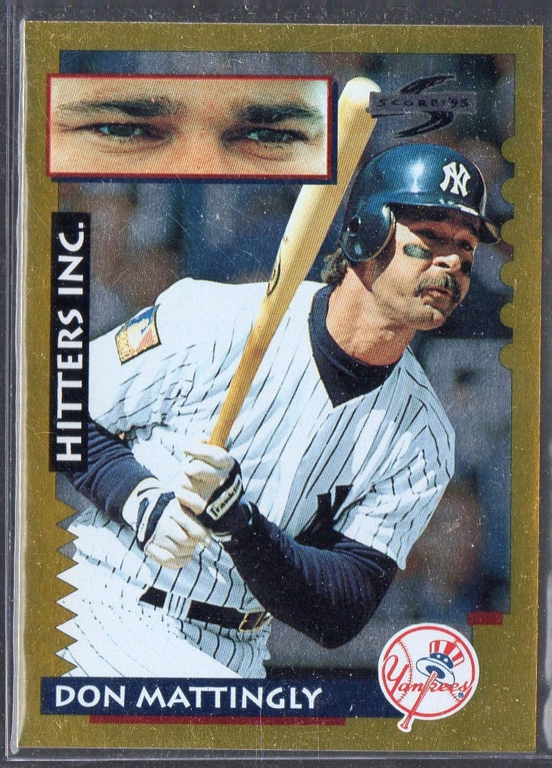 DON MATTINGLY HI 1995 Score #564 Gold Rush Parallel Baseball Card - New ...