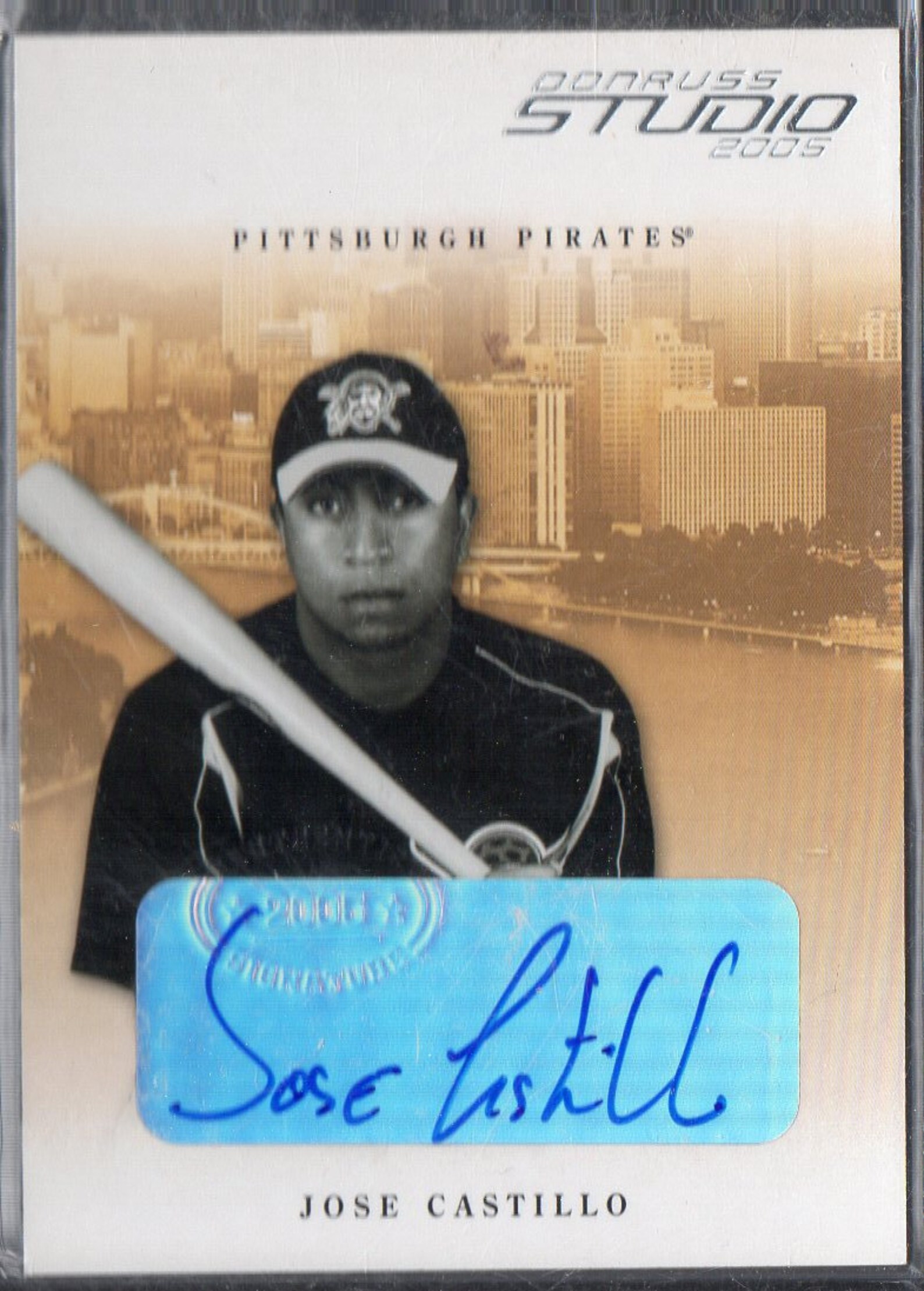 JOSE CASTILLO 2005 Donruss Studio 226 Autograph Baseball Card - Etsy