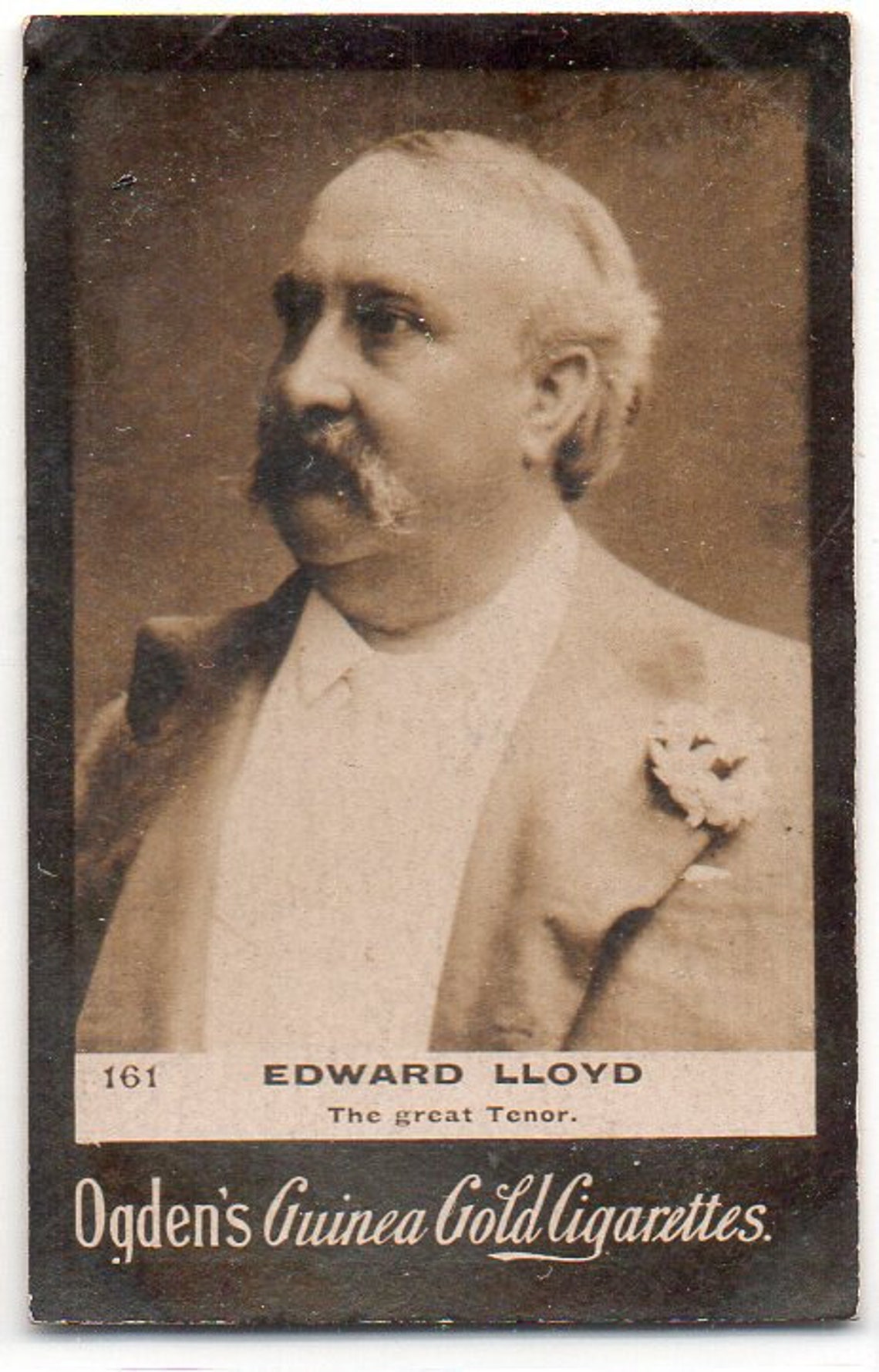 EDWARD LLOYD c.1901 Ogden's Guinea Gold Cigarette Card | Etsy