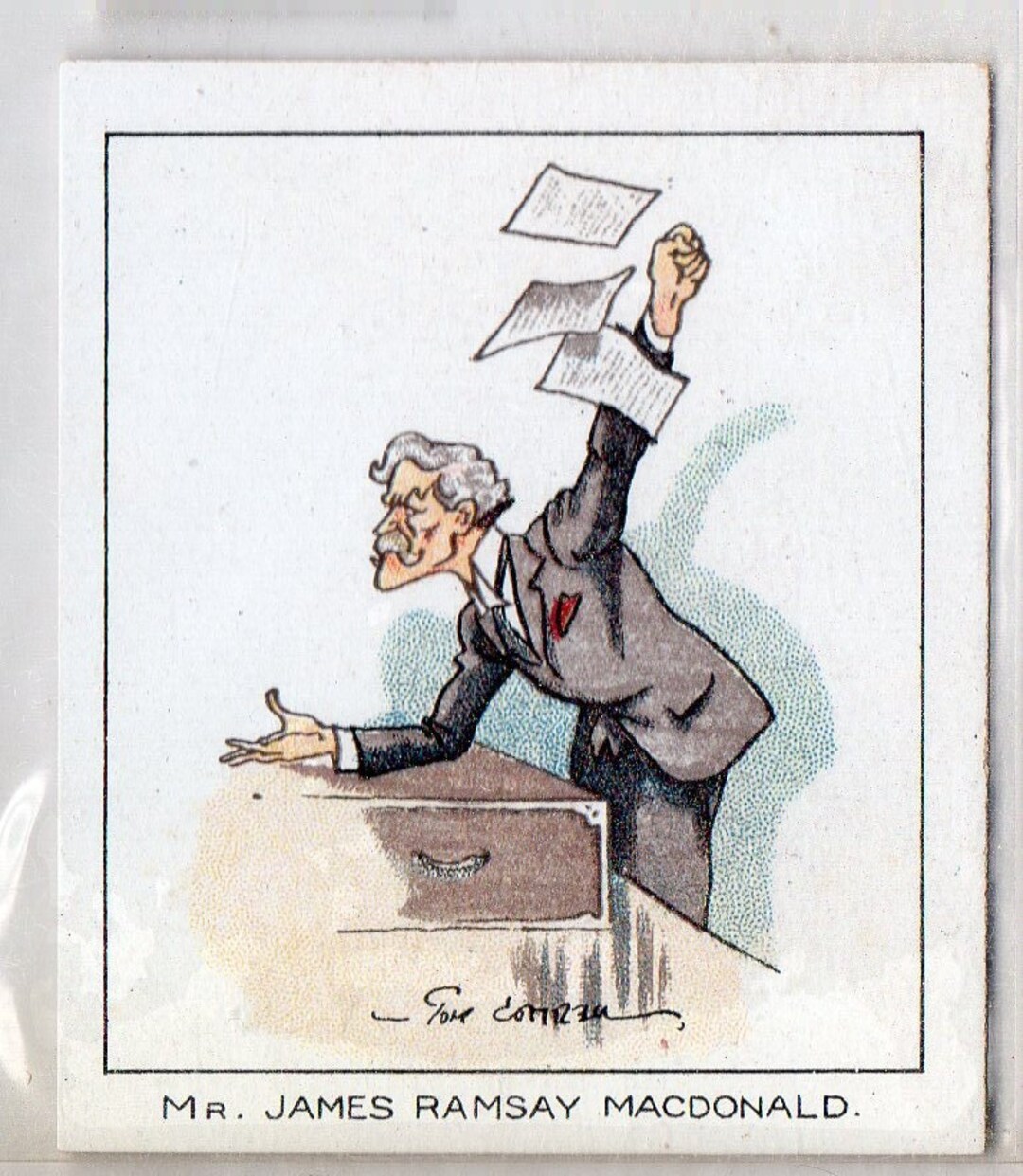 JAMES RAMSAY MACDONALD 1929 Carreras Notable M.p.s Large #27 Cigarette ...