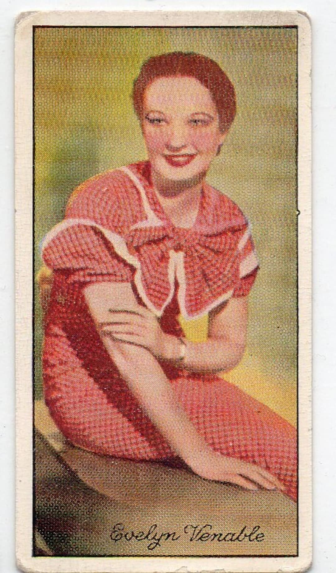 EVELYN VANABLE 1935 Carreras Famous Film Stars 28 Cigarette Card - Etsy