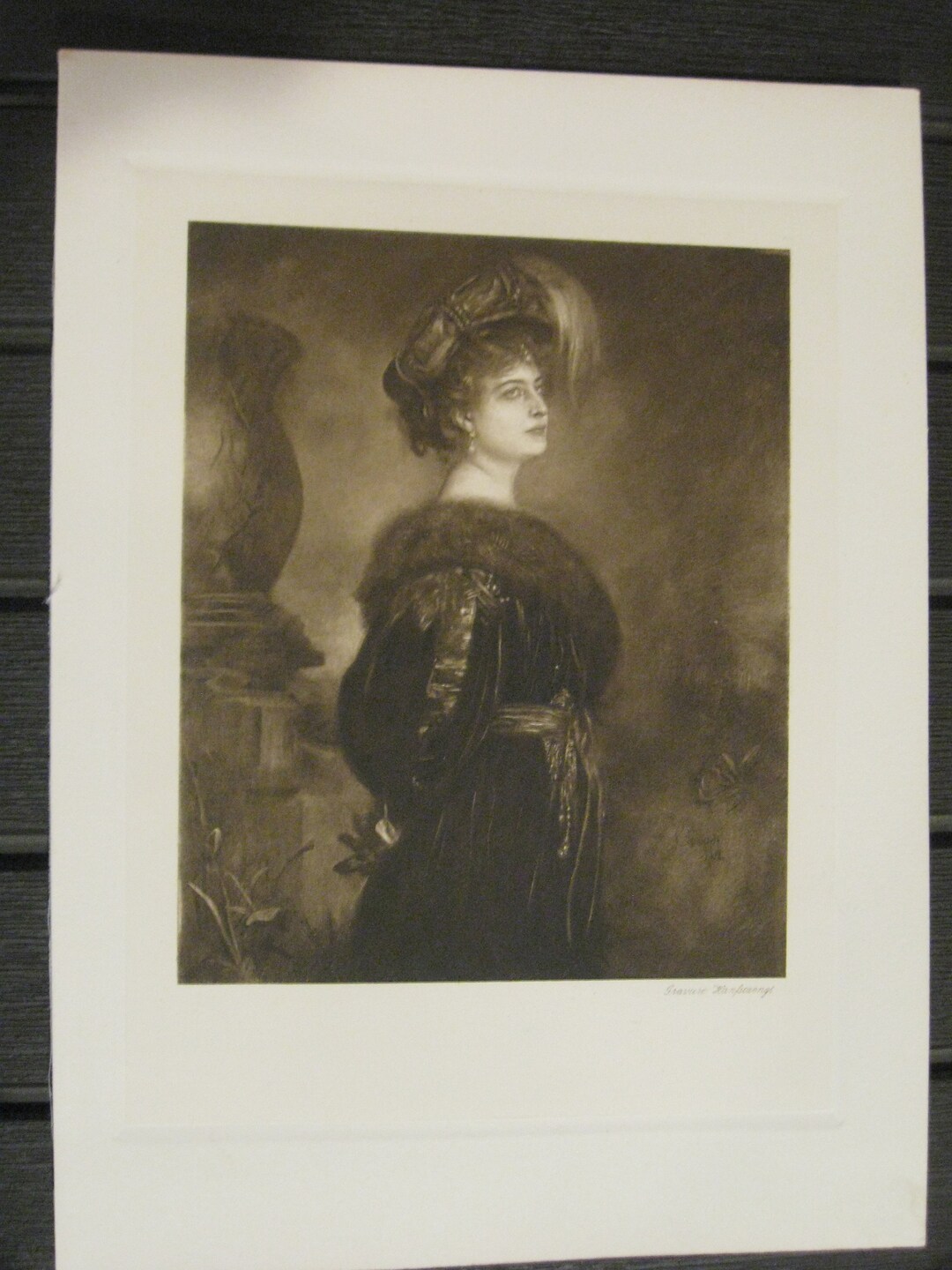 Vintage C.1902 Hanfstaengl Lithgraph Art Print Picture 8x10+ - Artist ...