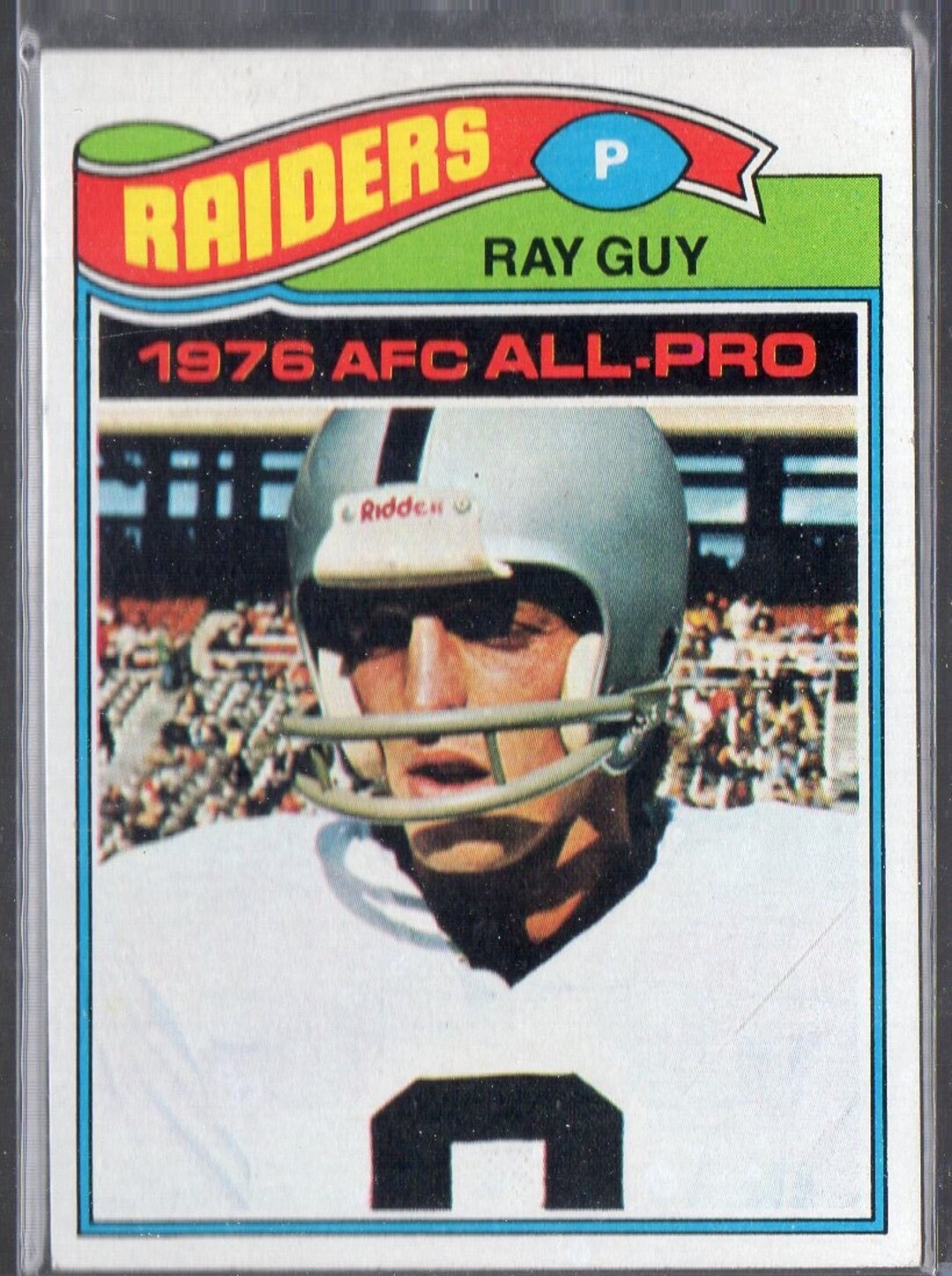 RAY GUY 1977 Topps 320 Football Card Oakland Raiders - Etsy