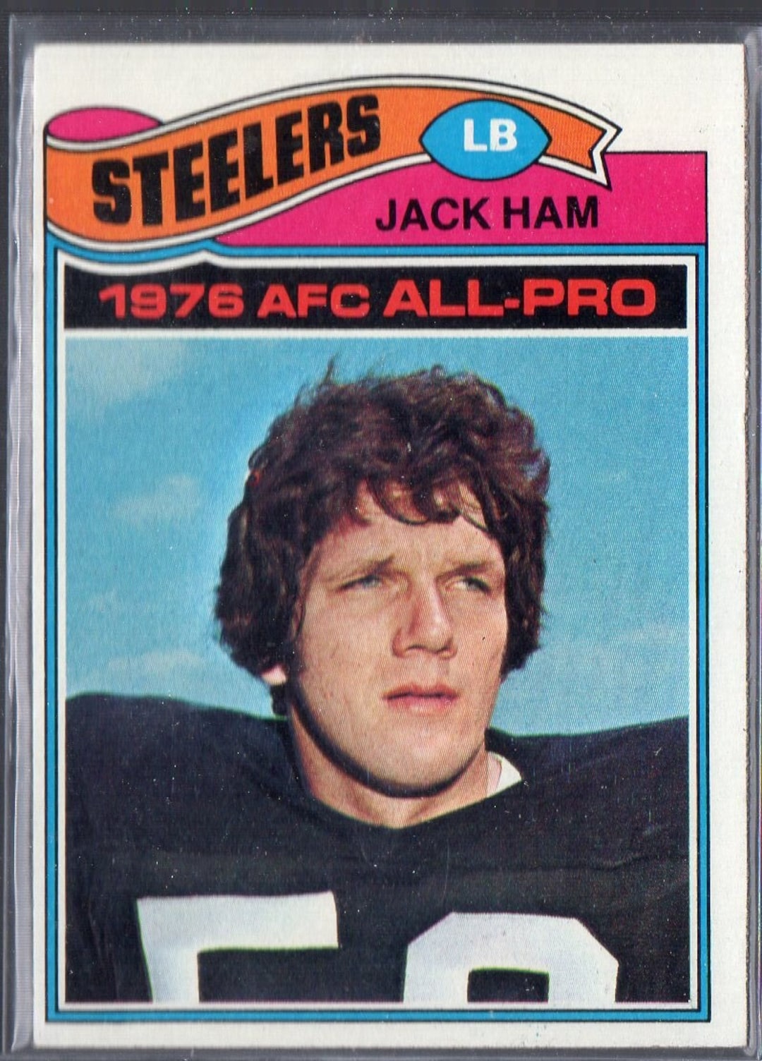 JACK HAM 1977 Topps #140 Football Card - Pittsburgh Steelers - Etsy