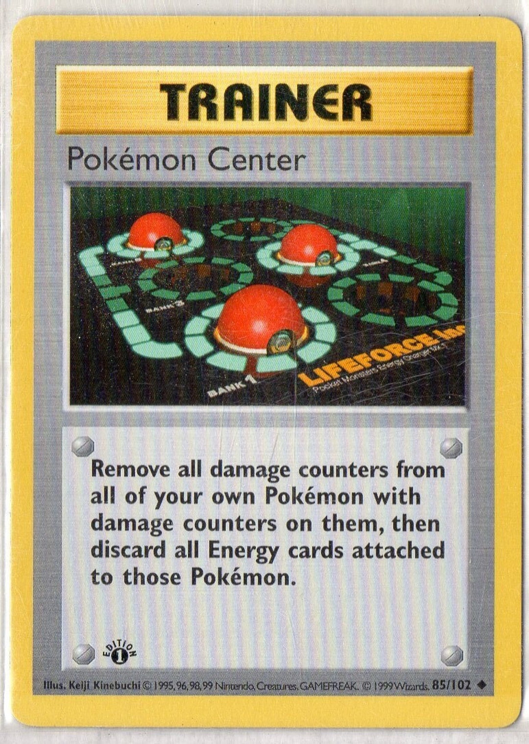 Pokemon Center Trainer 1999 Pokemon 1st Edition 18 SHADOWLESS Variation ...
