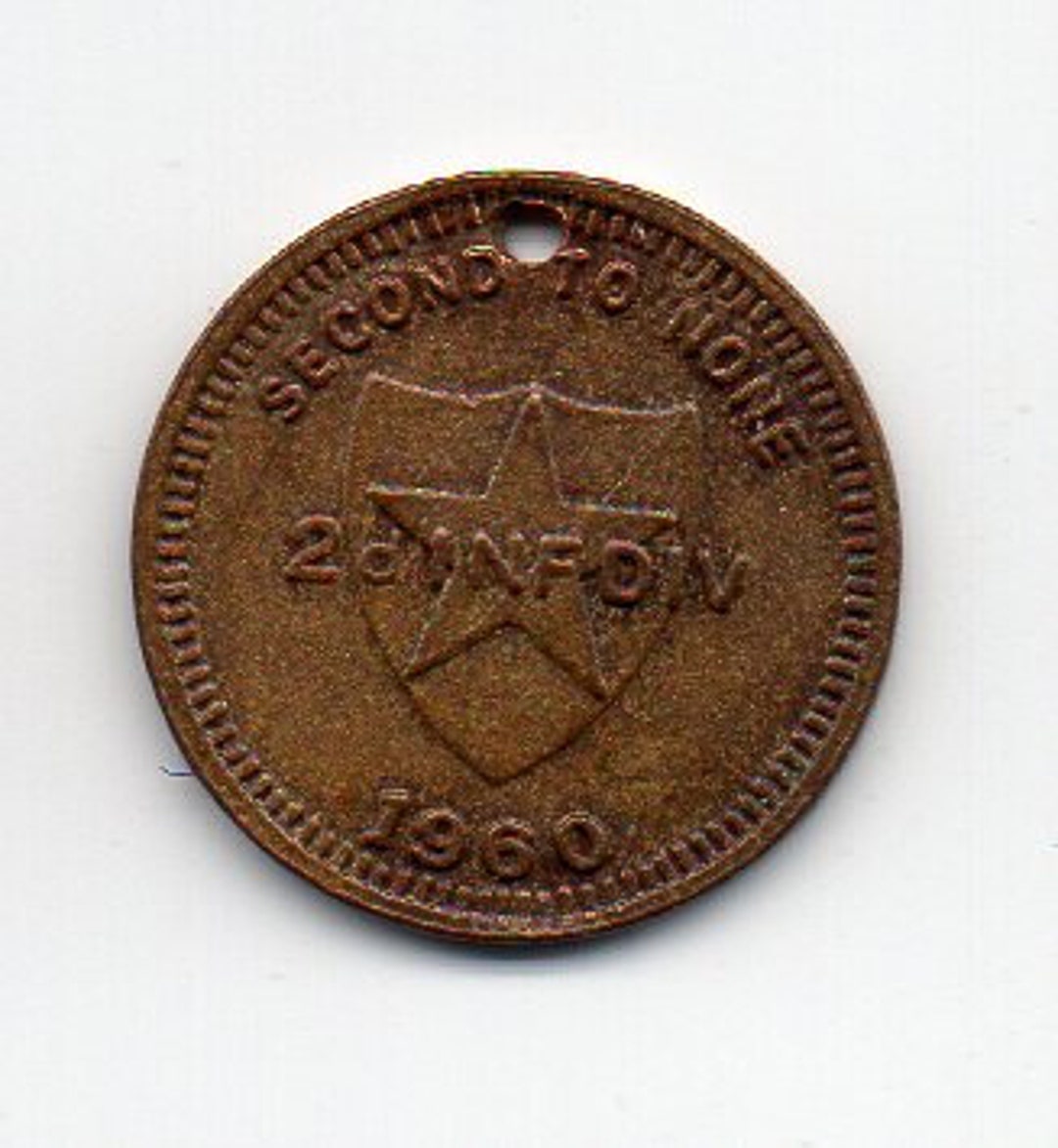 2ND INFANTRY DIVISION 1960 US Army Military Token Second to - Etsy