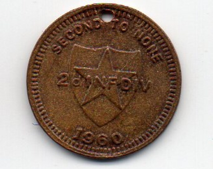 2ND INFANTRY DIVISION 1960 US Army Military Token - Second to None - Etsy