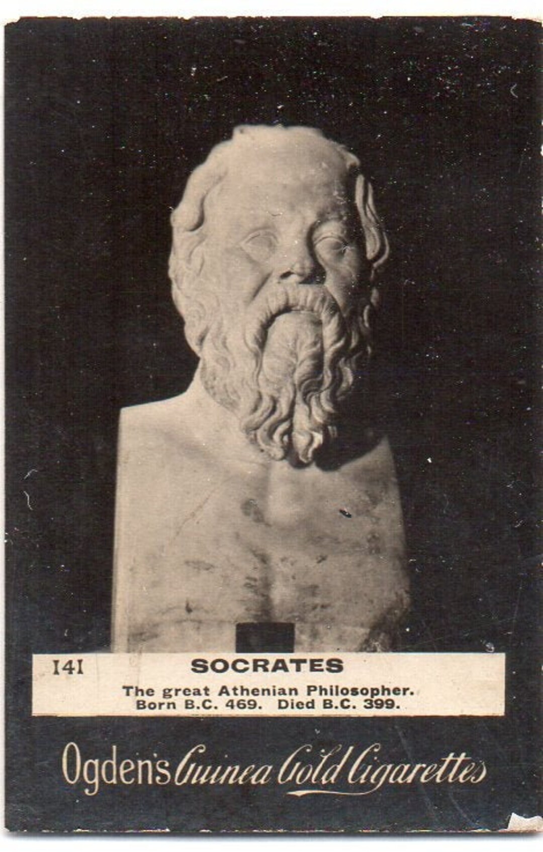 SOCRATES C.1900 Ogdens Guinea Gold Cigarette Card - Etsy