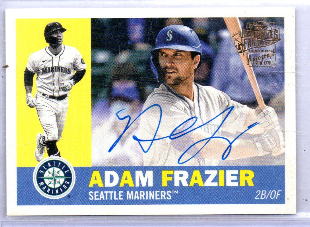 ADAM FRAZIER 2022 Topps Archives Autograph Baseball Card - Seattle ...