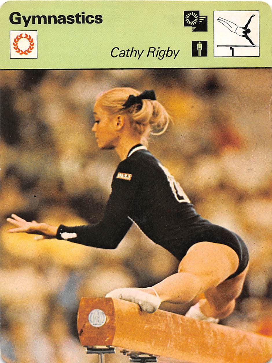 CATHY RIGBY 1977 Editions Rencontre Sportscasters Card - Etsy UK
