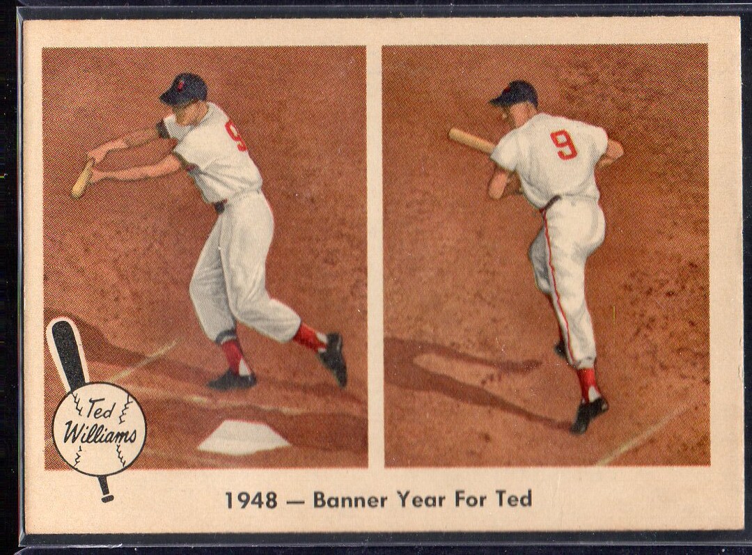 Banner Year for Ted 1959 Fleer Ted Williams 36 Baseball Card - Etsy