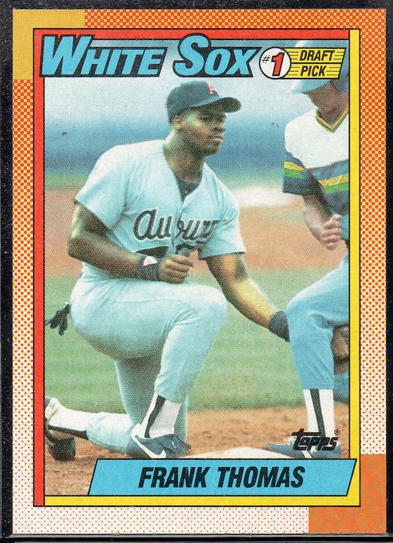 Memorabilia 1990 Topps #414 Frank Thomas Rookie Card Collectibles etna ...