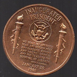 JOHN F KENNEDY C.1960's Inauguration Token - Etsy