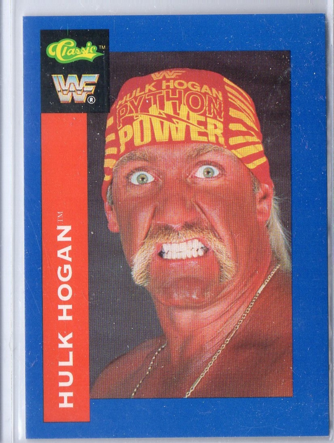 HULK HOGAN 1991 Classic WWF Wrestling Card 1 - Etsy