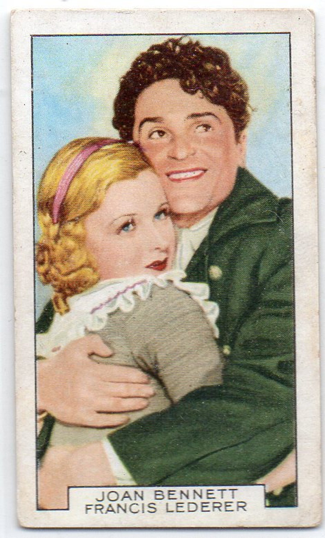 PURSUIT OF HAPPINESS W/joan Bennett & Francis Lederer 1935 Gallaher Film Partners 6 Cigarette ...