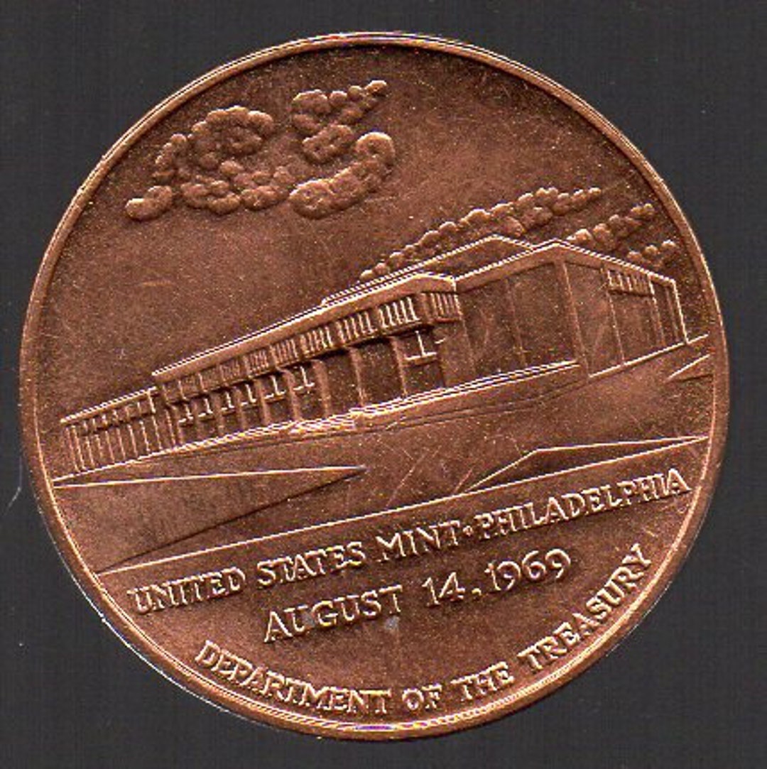 Philadelphia Mint Treasury Department Coin 1969 - Etsy