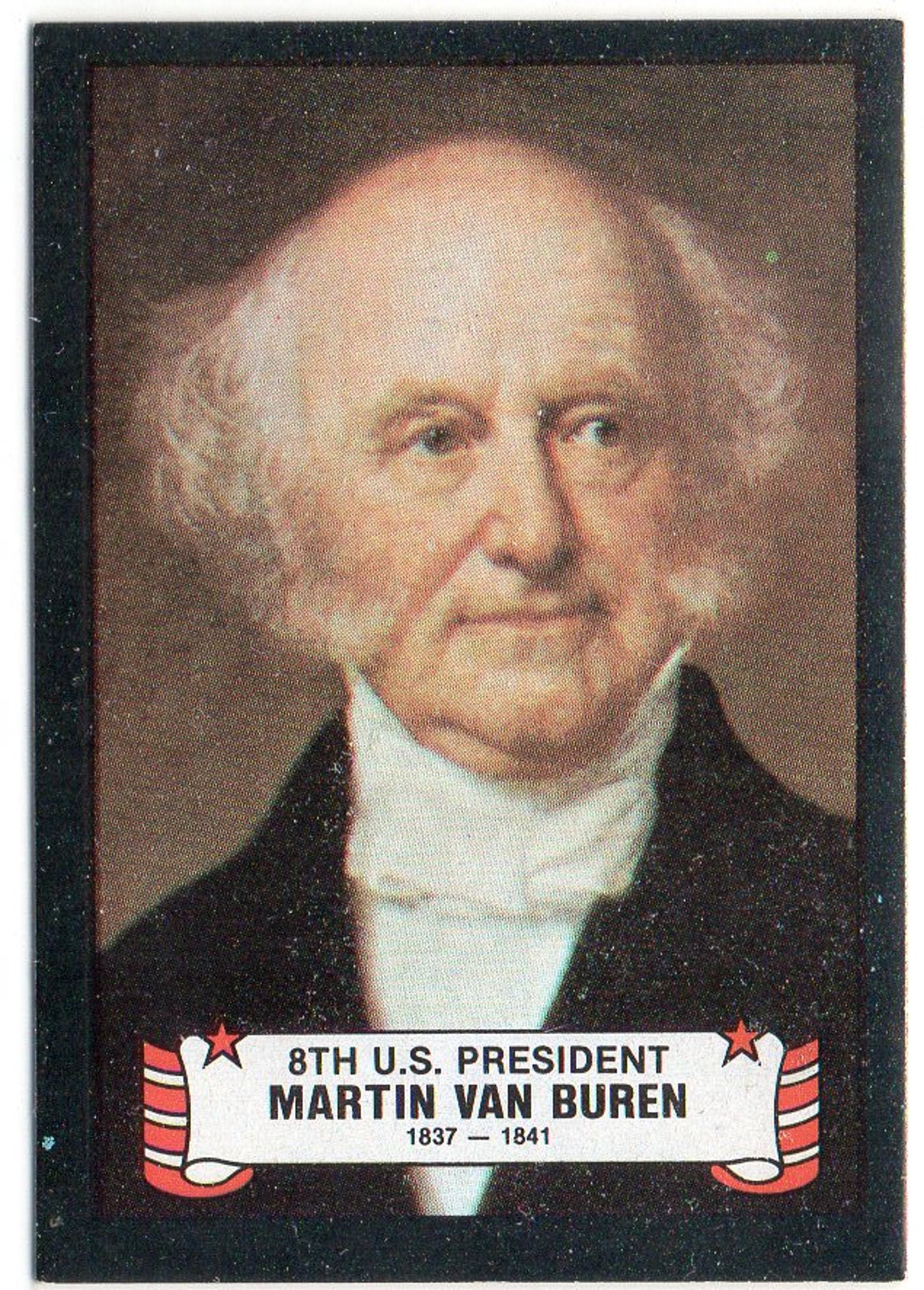 MARTIN VAN BUREN 1980 Kellogg's Presidents #8 Collectible Card - Etsy