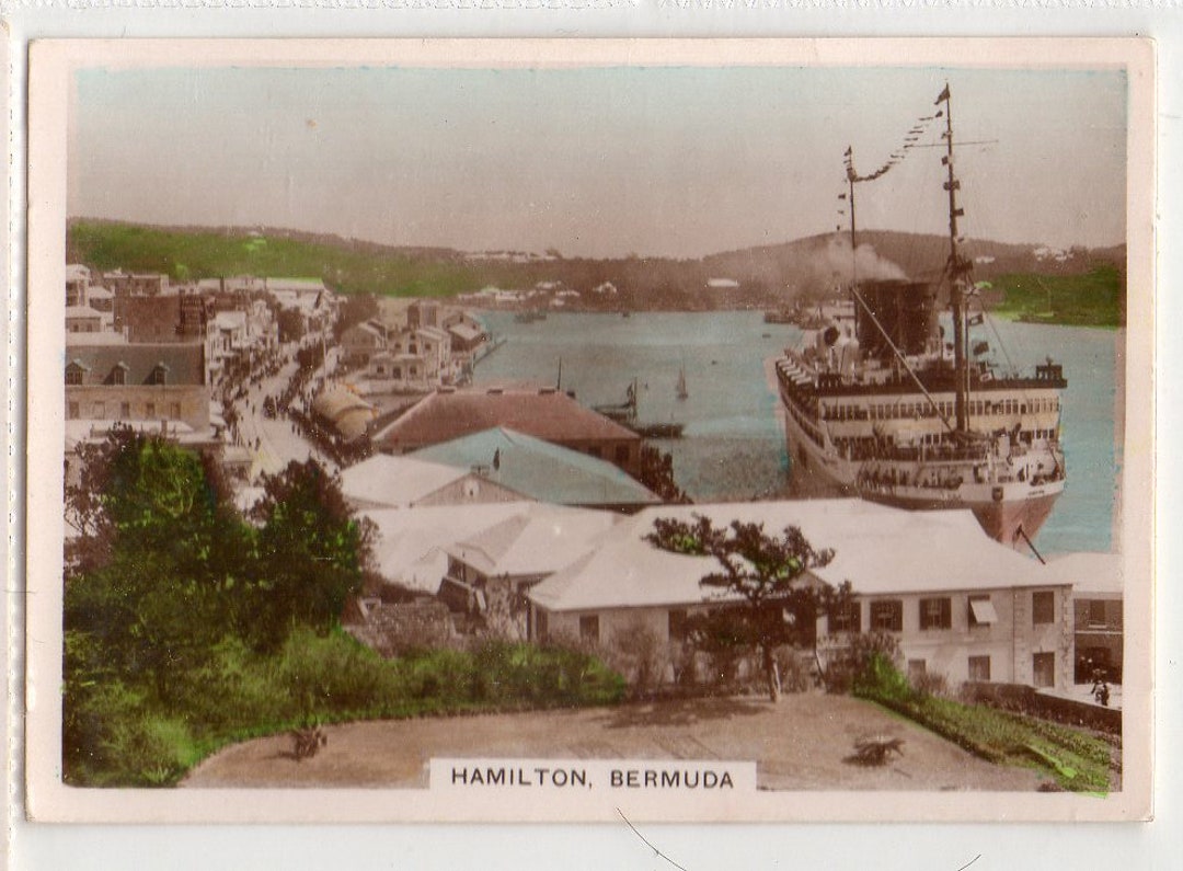 HAMILTON, BERMUDA 1930's Ardath Photocards Cigarette Card - Etsy