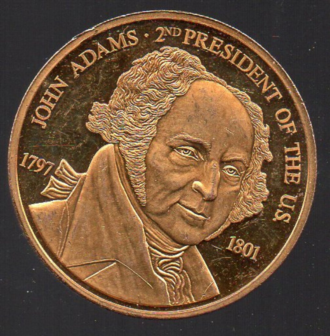 JOHN ADAMS C.1970's President of the United States Token - Etsy