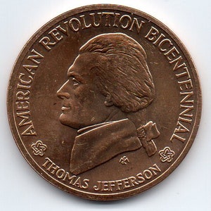 THOMAS JEFFERSON 1976 Declaration of Independence American Revolution ...