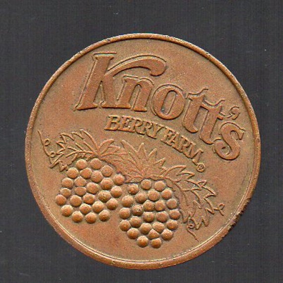 KNOTT'S BERRY FARM C.1970's Souvenir Coin Token | Etsy