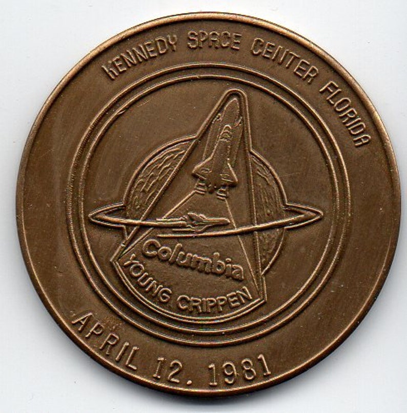 Space Shuttle Columbia 1981 NASA Token Coin - Etsy
