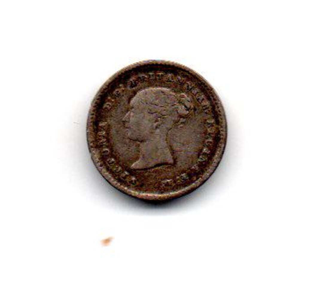 QUEEN VICTORIA 1848 Great Britain Two Pence Silver Coin - Etsy