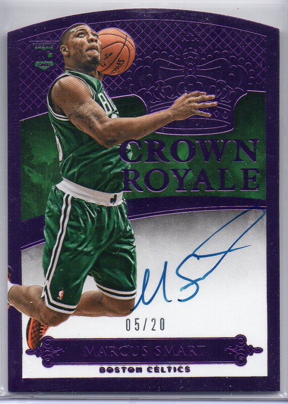 MARCUS SMART RC 2014 Panini Crown Royale Autograph 204 Purple - Etsy