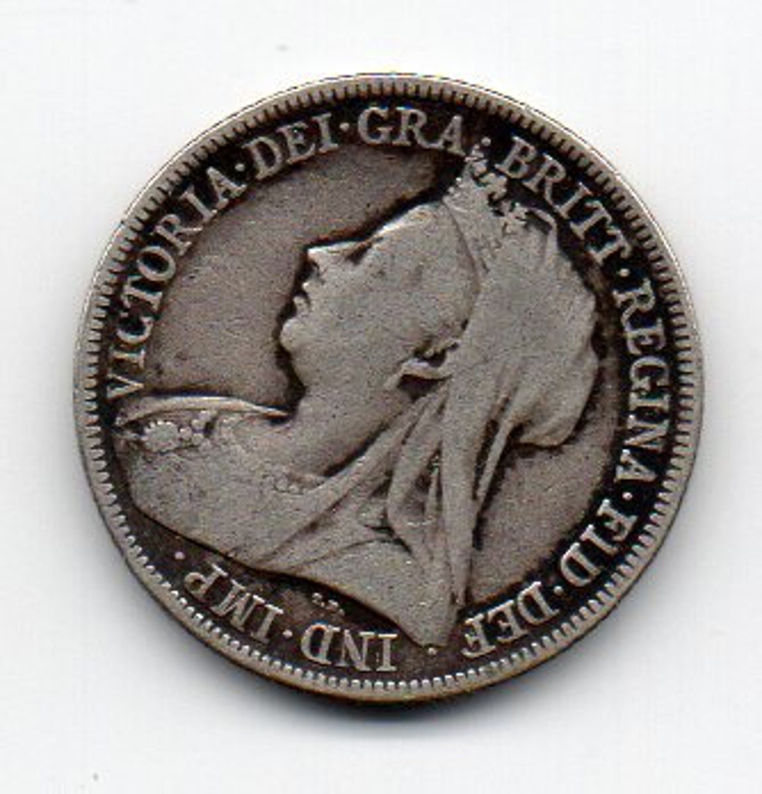 QUEEN VICTORIA 1896 Great Britain Shilling Silver Coin - Etsy