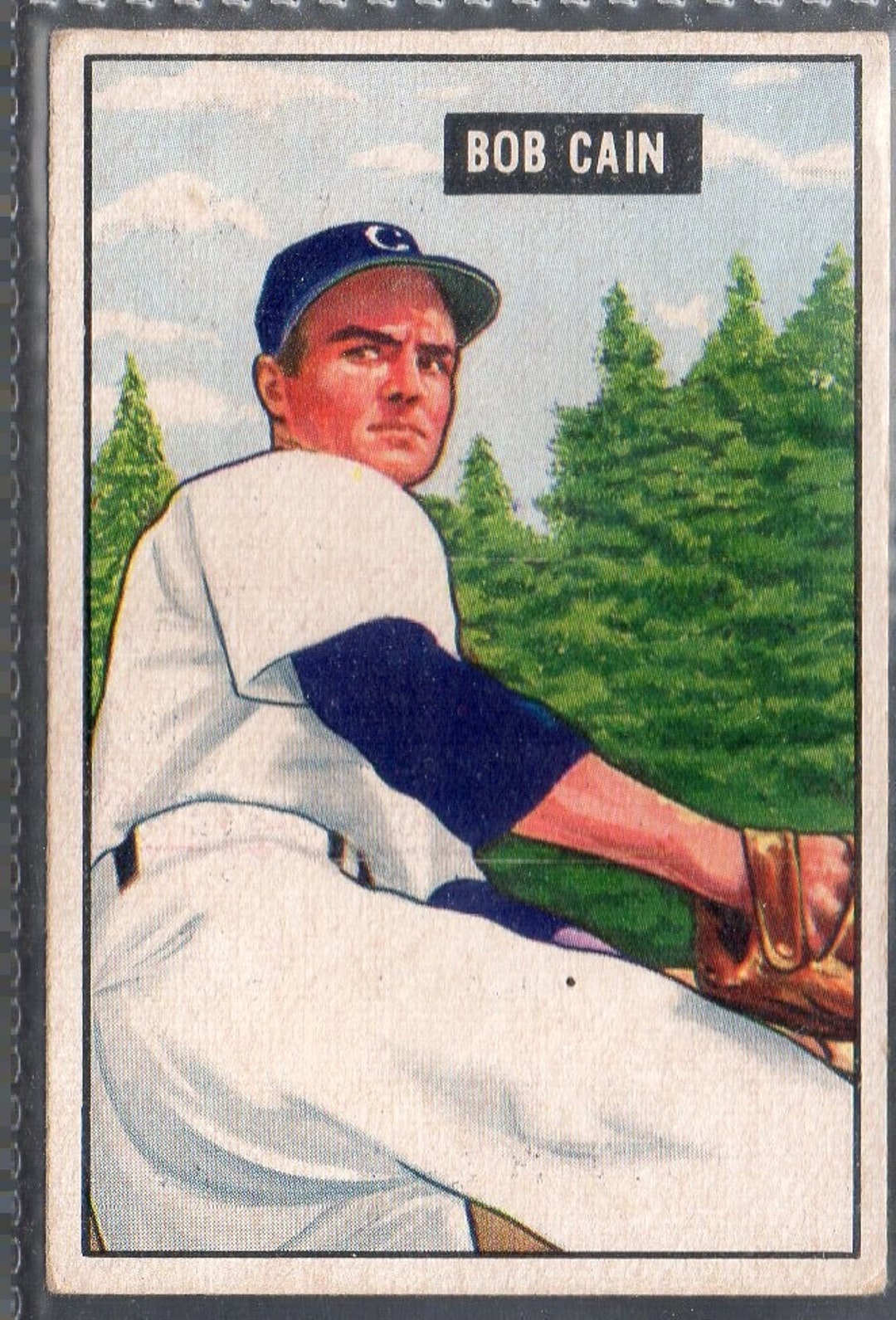 BOB CAIN 1951 Bowman #197 Baseball Card - Detroit Tigers - Etsy
