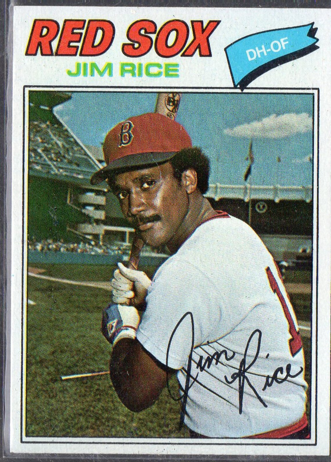 JIM RICE 1977 Topps 60 Baseball Card Boston Red Sox | Etsy