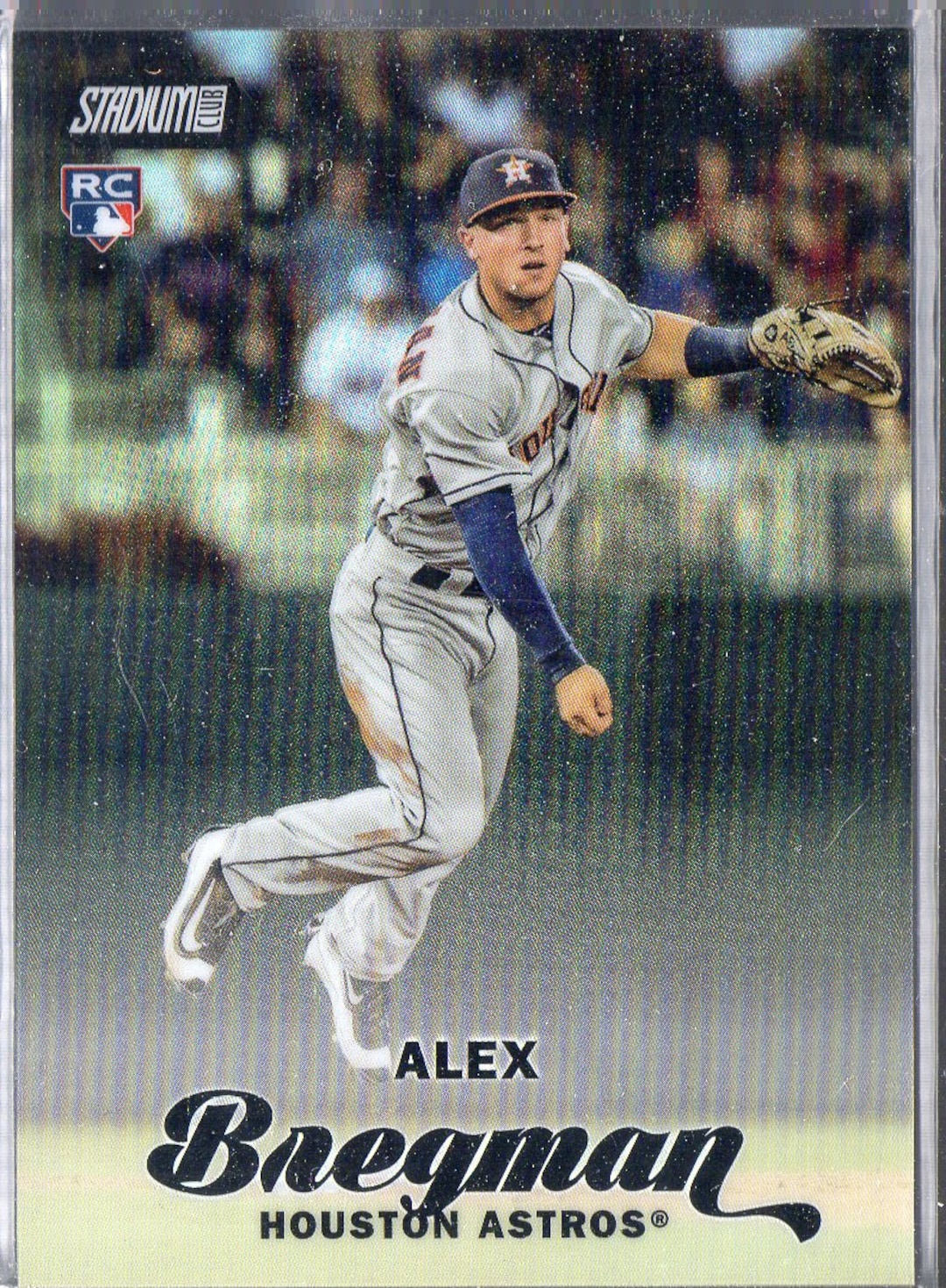 ALEX BREGMAN RC 2017 Topps Stadium Club Chrome #57 Refractor Parallel ...